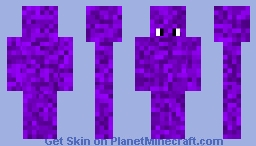 Actual pure purple Minecraft Skin