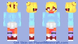 personal my oc Yuzuki (yuzu) = nymph Minecraft Skin