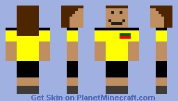 Lithuania Soccer player Minecraft Skin