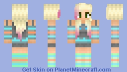 Re-Skin Series - #2: Casual Faded Neon Minecraft Skin