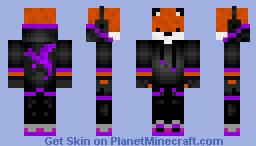 Fox Gamer Minecraft Skin