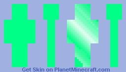 teal shading Minecraft Skin