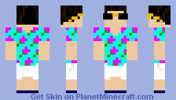 tropical theme Minecraft Skin