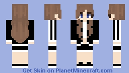 High school thot Minecraft Skin