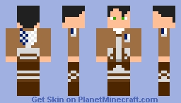 Levi Ackerman Minecraft Skin