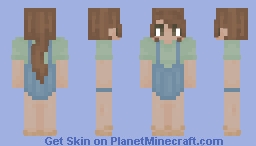 Ponytail Minecraft Skin