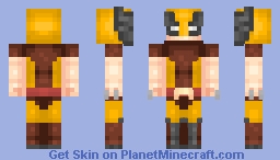 Wolverine (Brown Suit) Minecraft Skin