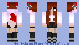 Werewolf girl Minecraft Skin