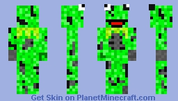 Kermit the frog animatronic Minecraft Skin