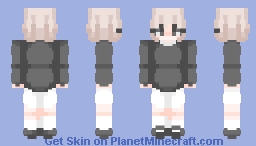 ∽ Mr. Fox And The Disheartenend Girl ∽ Minecraft Skin