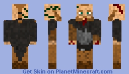 Bloody Ragnar Lothbrok Minecraft Skin