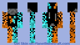 Fire Ice Venom v2 Minecraft Skin