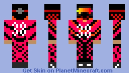 dirt bike rider Minecraft Skin