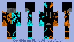 Fire Ice Venom V3 Minecraft Skin