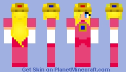 Princess Peach Minecraft Skin
