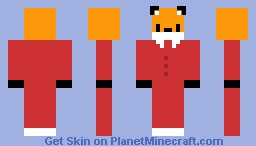 Suit fox Minecraft Skin