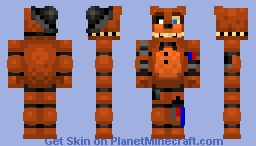 Withered Freddy Minecraft Skin