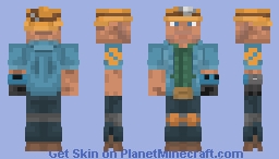 LR Blu Engineer Minecraft Skin