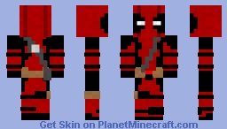 Deadpool (Movie Suit) Minecraft Skin