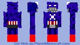 Marvel Zombies: Colonel American Minecraft Skin