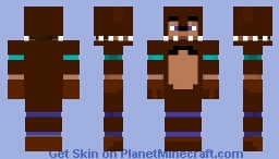 Steve With Freddy Fazbear Suit Minecraft Skin