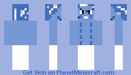 blue villager old Minecraft Skin