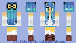 Cute Cat Girl Minecraft Skin