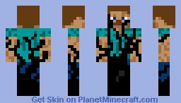 Infected steve Minecraft Skin