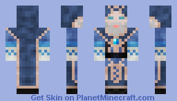 Ice Wizard Minecraft Skin