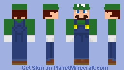 Luigi Minecraft Skin