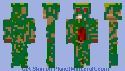 Swamp Thing Minecraft Skin