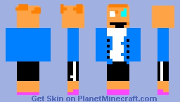Garfield Sans Minecraft Skin
