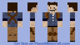 Nathan Drake (Uncharted 4) Main Costume Minecraft Skin