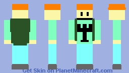 Fat Kid (Alien Hominid) Minecraft Skin