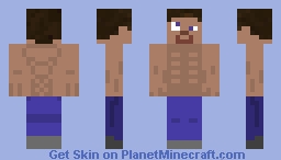 crazy steve Minecraft Skin