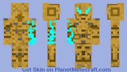 Golden Knight Minecraft Skin