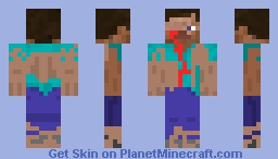 steve Horror Minecraft Skin