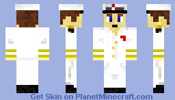 Cruise Ship Captain Minecraft Skin