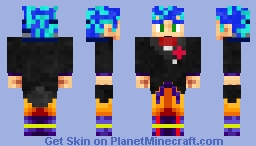 goku suit Minecraft Skin