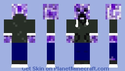 Purple Creeper Minecraft Skin