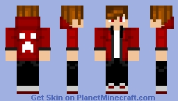 Cherry Creeper Minecraft Skin