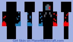 Creeper-Half and Half Version Minecraft Skin