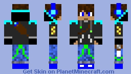 A Generic Boy Gamer Teen Minecraft Skin