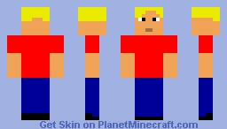 Generic male blond Minecraft Skin