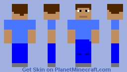 Ice cream waffle derp skin Minecraft Skin