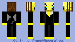 Beeutifal bee in a suit Minecraft Skin