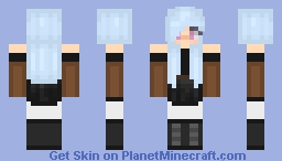 Blue hair Minecraft Skin