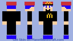 Benjamin (McDonald's worker) Minecraft Skin
