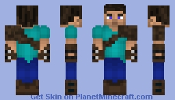 Better Steve With Leather Armor Minecraft Skin