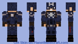 Captain America (The Winter Soldier) Minecraft Skin